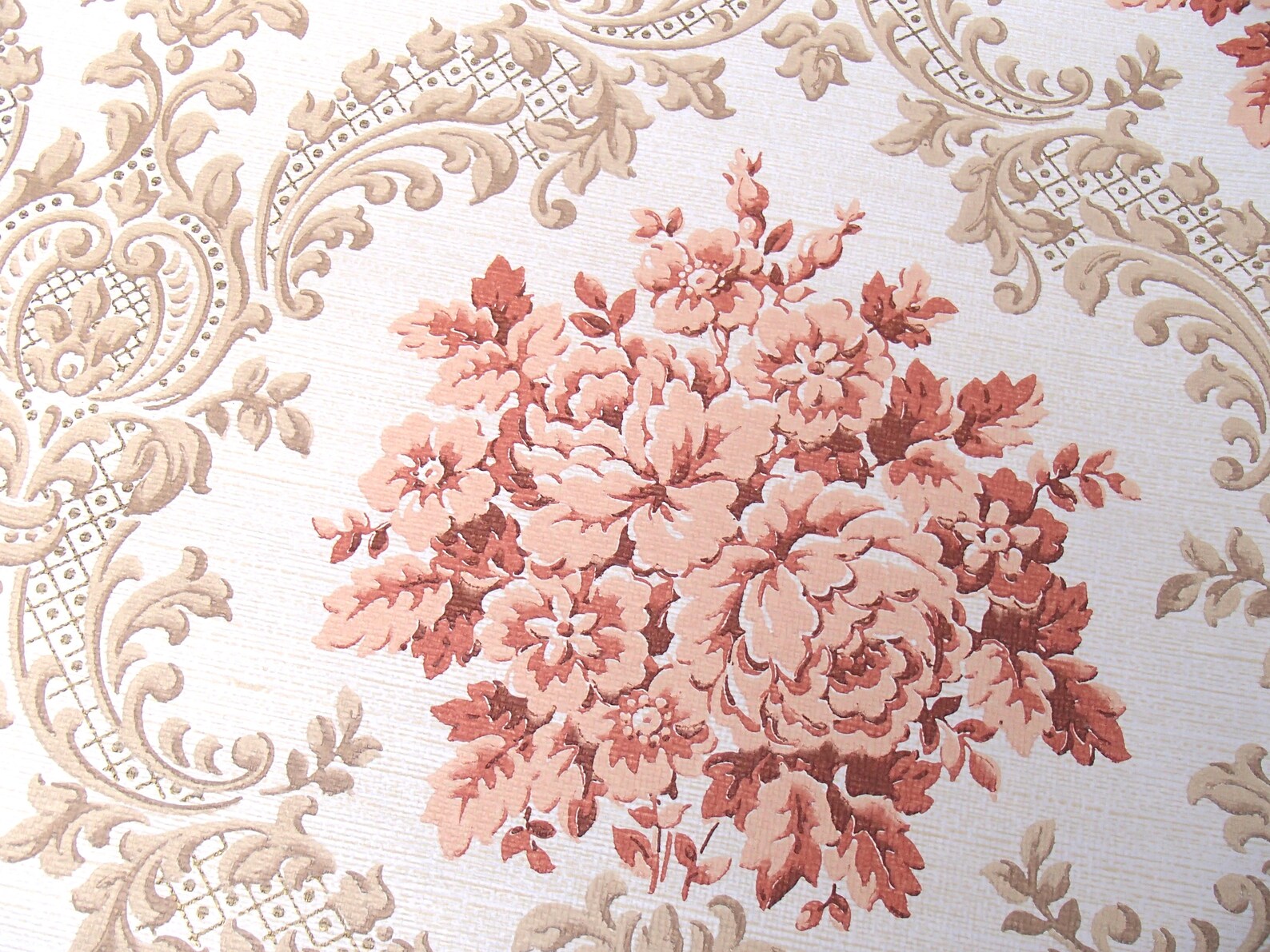Full Roll of Vintage Wallpaper - Etsy