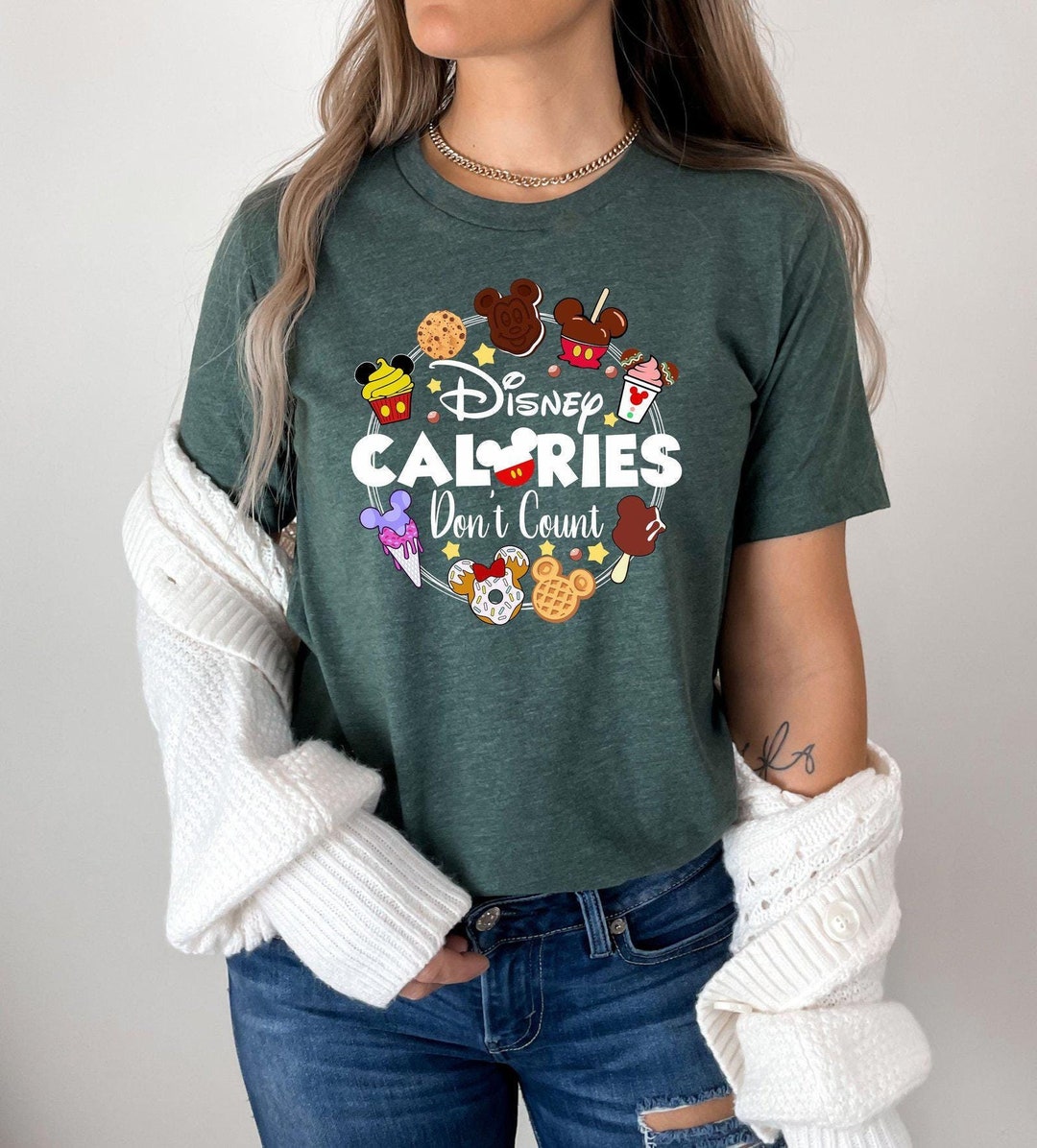 Disney Calories Don't Count Shirt, Disney Snacks Shirt, Retro ...