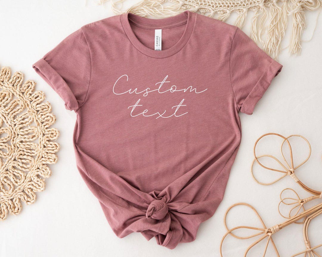 Custom Cursive Shirt, Custom Logo T-shirts, Custom Shirt, Personalized ...