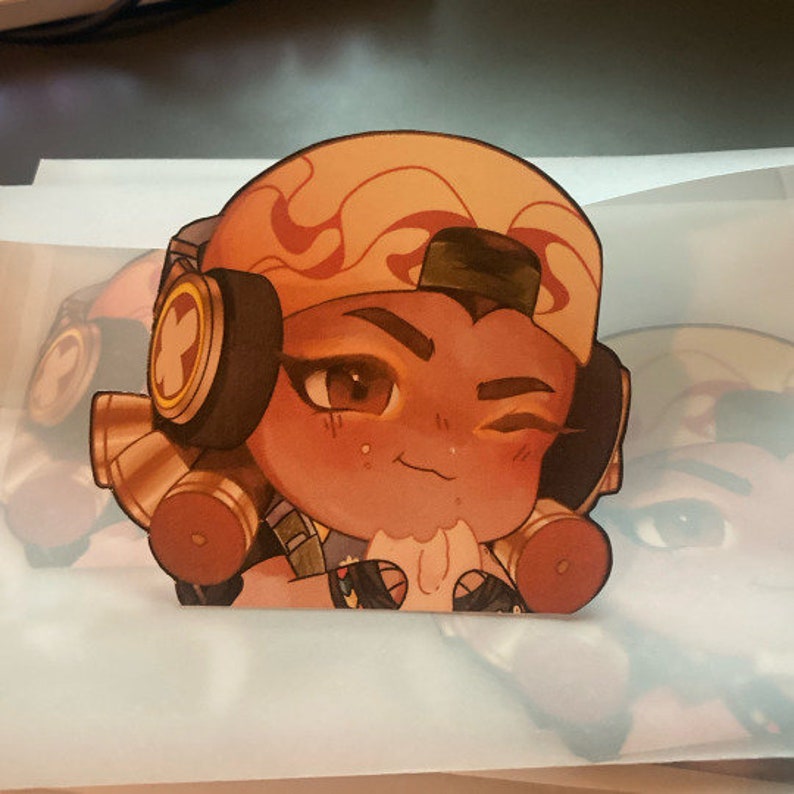 Valorant Sticker, Chibi Peeker Sticker, Laptop Sticker, Homemade, Hand ...