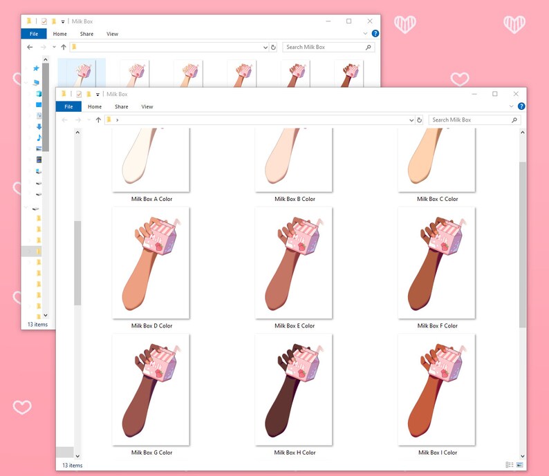 Vtuber Arm W/ Milk Box & Vtuber Sweater Arms, Wing Included | Asset ...