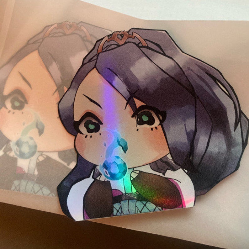 Valorant Sticker, Chibi Peeker Sticker, Laptop Sticker, Homemade, Hand ...