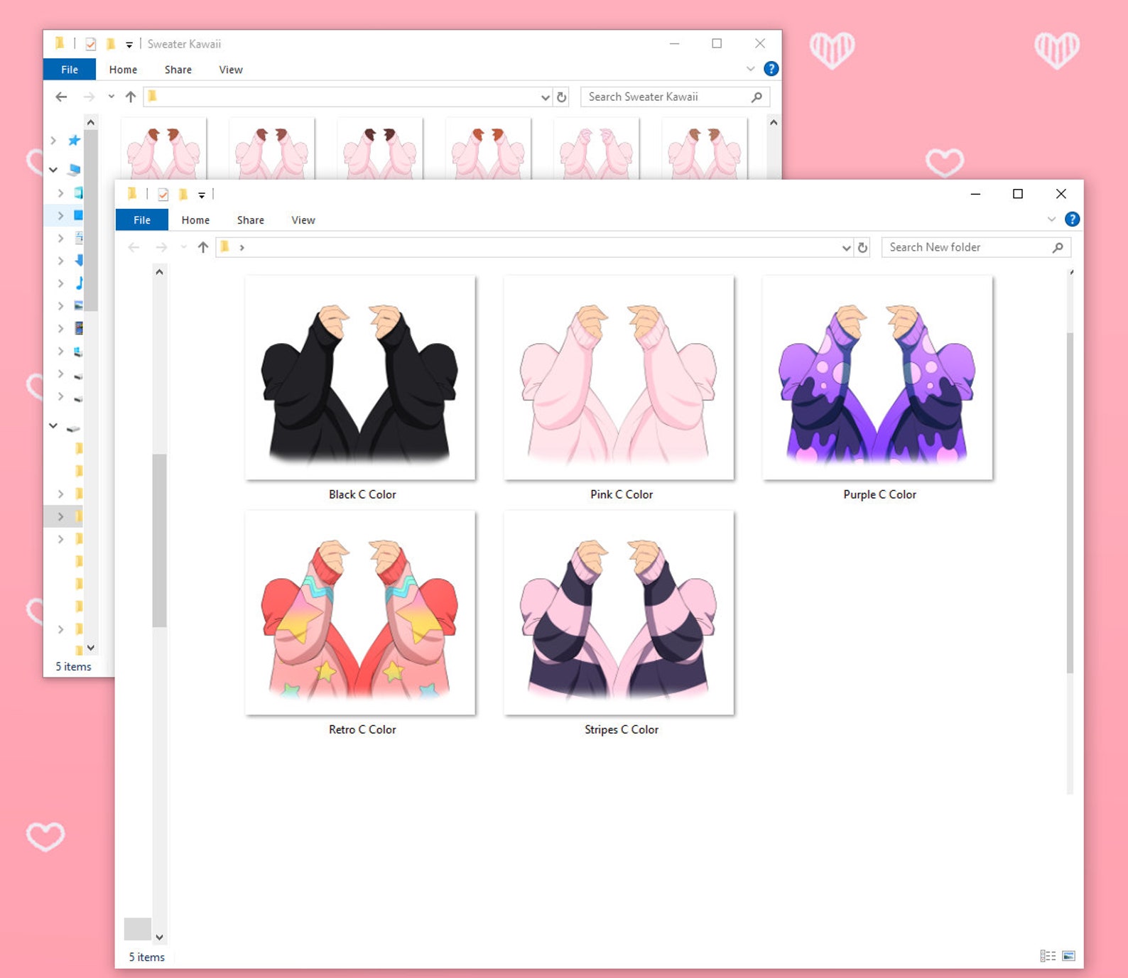 Vtuber Arm W/ Milk Box & Vtuber Sweater Arms, Wing Included | Asset ...
