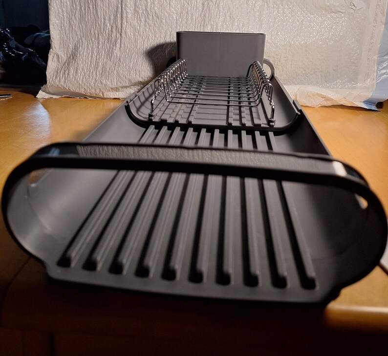Small Apartment Extendable Dish Rack With Removable Utensil Holder - Etsy