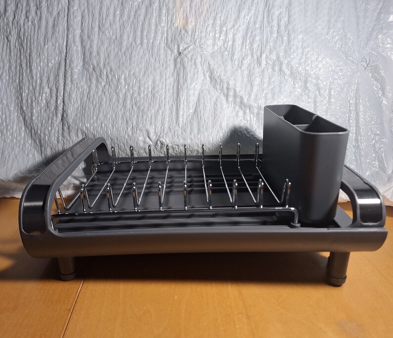 Small Apartment Extendable Dish Rack With Removable Utensil Holder - Etsy