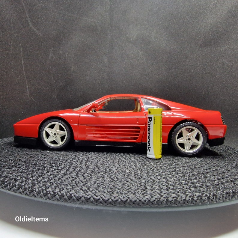 Burago Model Car Ferrari 348 TB 1992 in Red Color, a 1/18 Scale Model ...