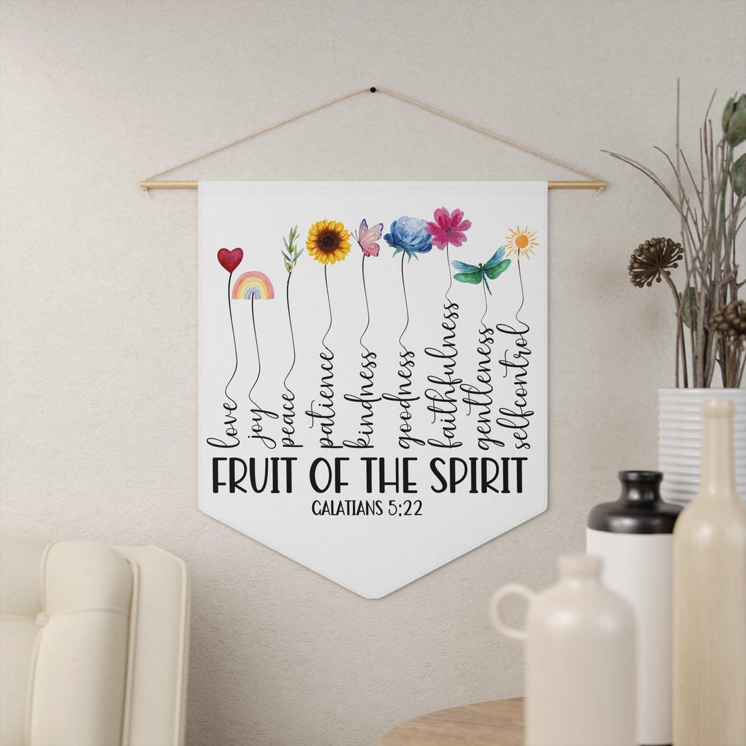 Fruit of the Spirit Decor, Fruit of the Spirit Gift, Christian Home Dec ...
