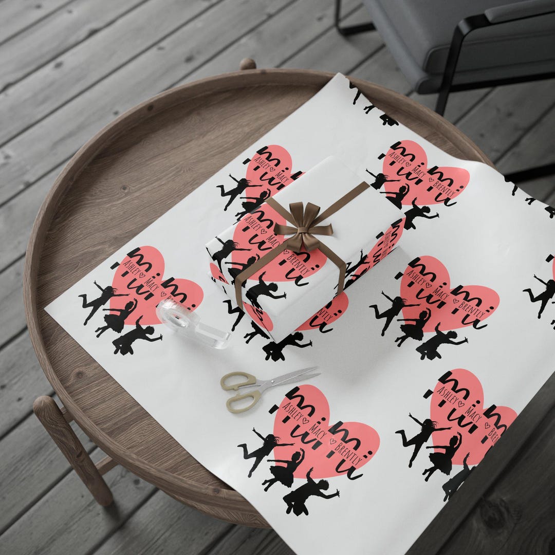 Name Personalized Wrapping Paper, Wrapping Paper Rolls, Customized ...