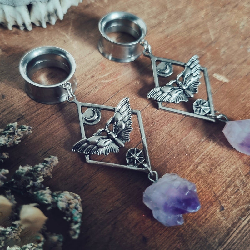 Moon and Crystal Gauges - Etsy UK