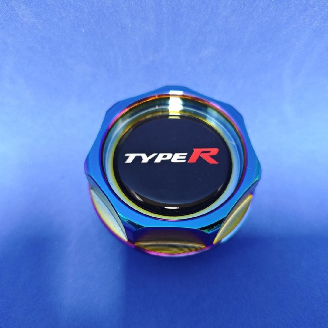 CUSTOM Type R Neo Billet Aluminum Engine Oil Filler Cap Honda Civic Mk8 ...