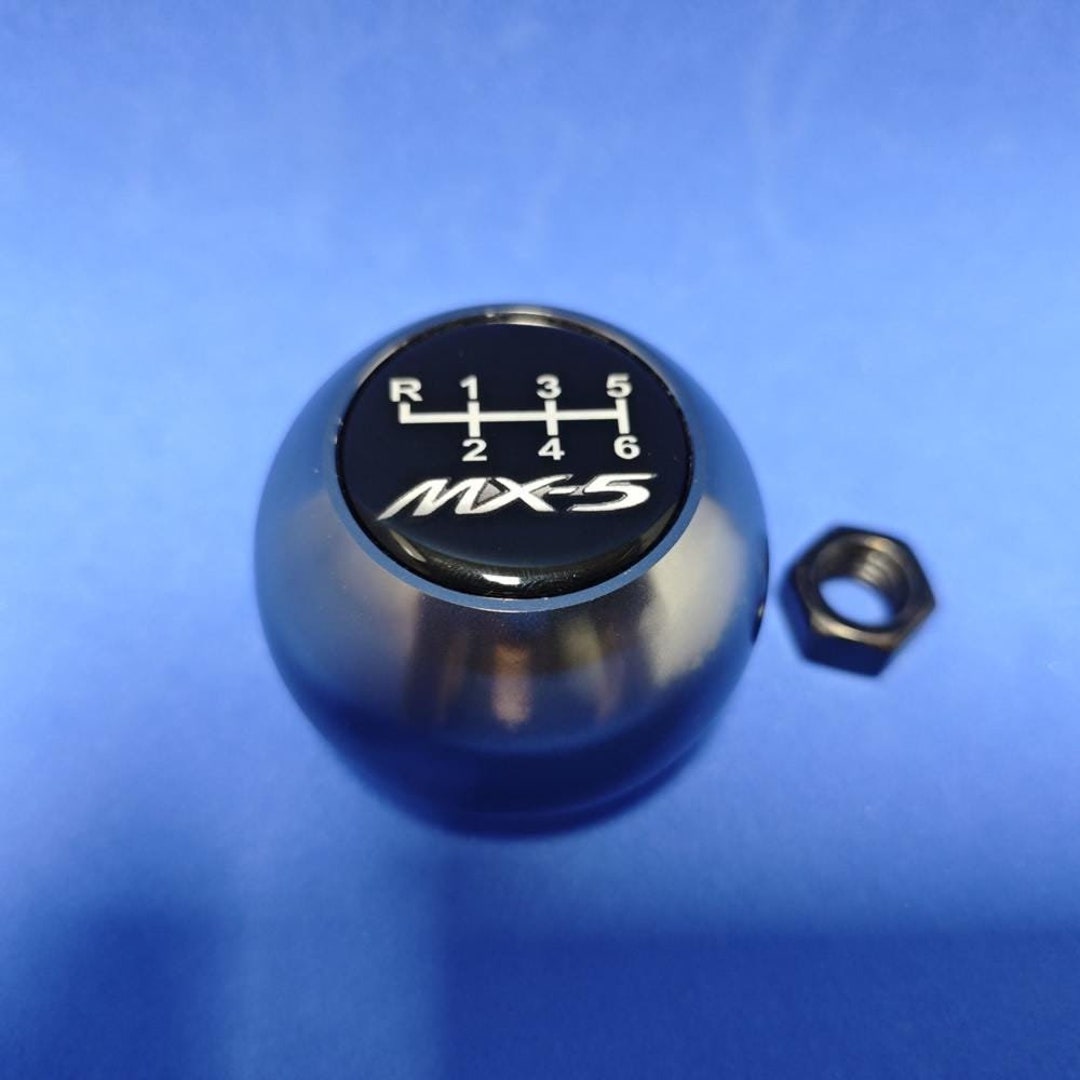 CUSTOM Darked Gunmetal Aluminum Race Ball Mx-5 6 Speed Shift Gear Stick ...