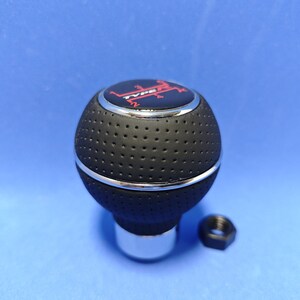 CUSTOM Chrome Leather Aluminum Type R 5/6 SPEED Shift Gear Knob Honda ...