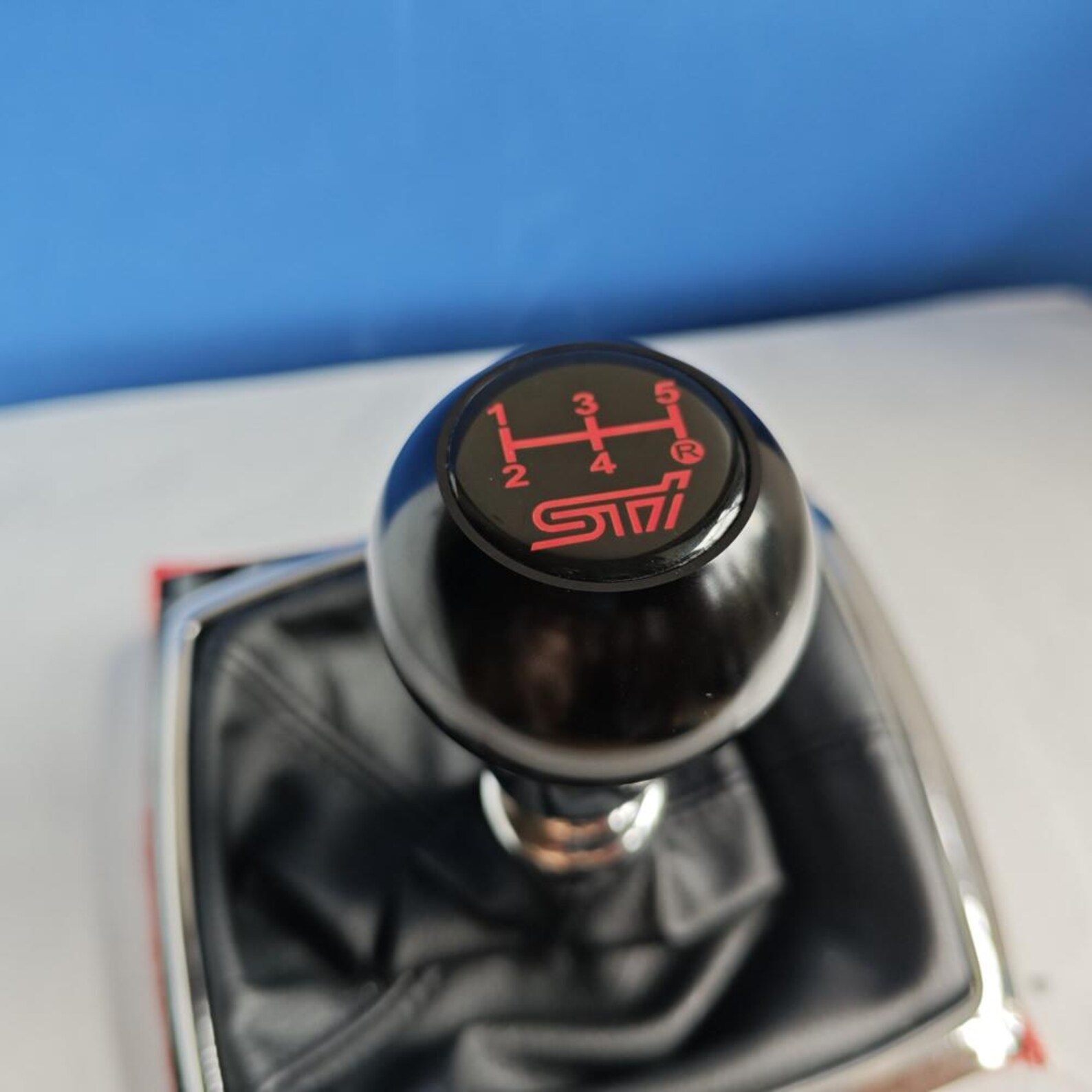 CUSTOM Black Aluminum 5 / 6 SPEED Shift Ball Gear Knob Subaru Impreza ...
