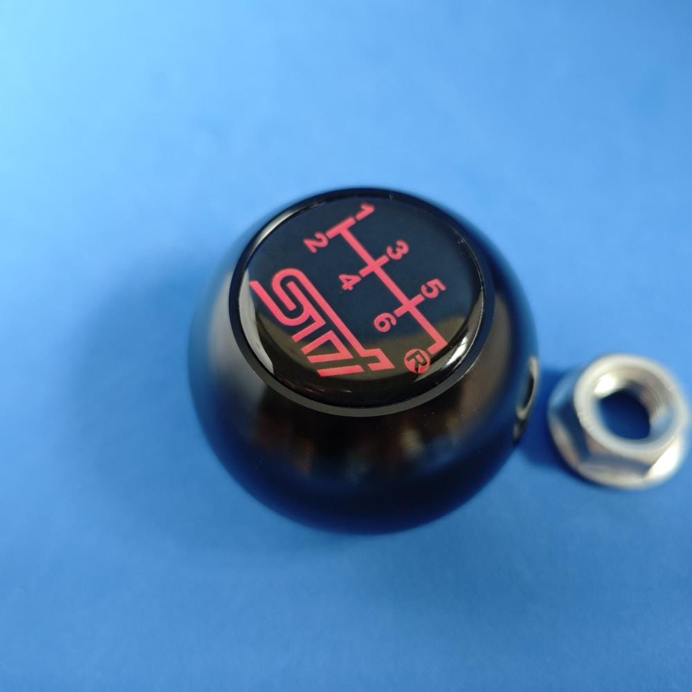 CUSTOM Black Aluminum 5 / 6 SPEED Shift Ball Gear Knob Subaru Impreza ...
