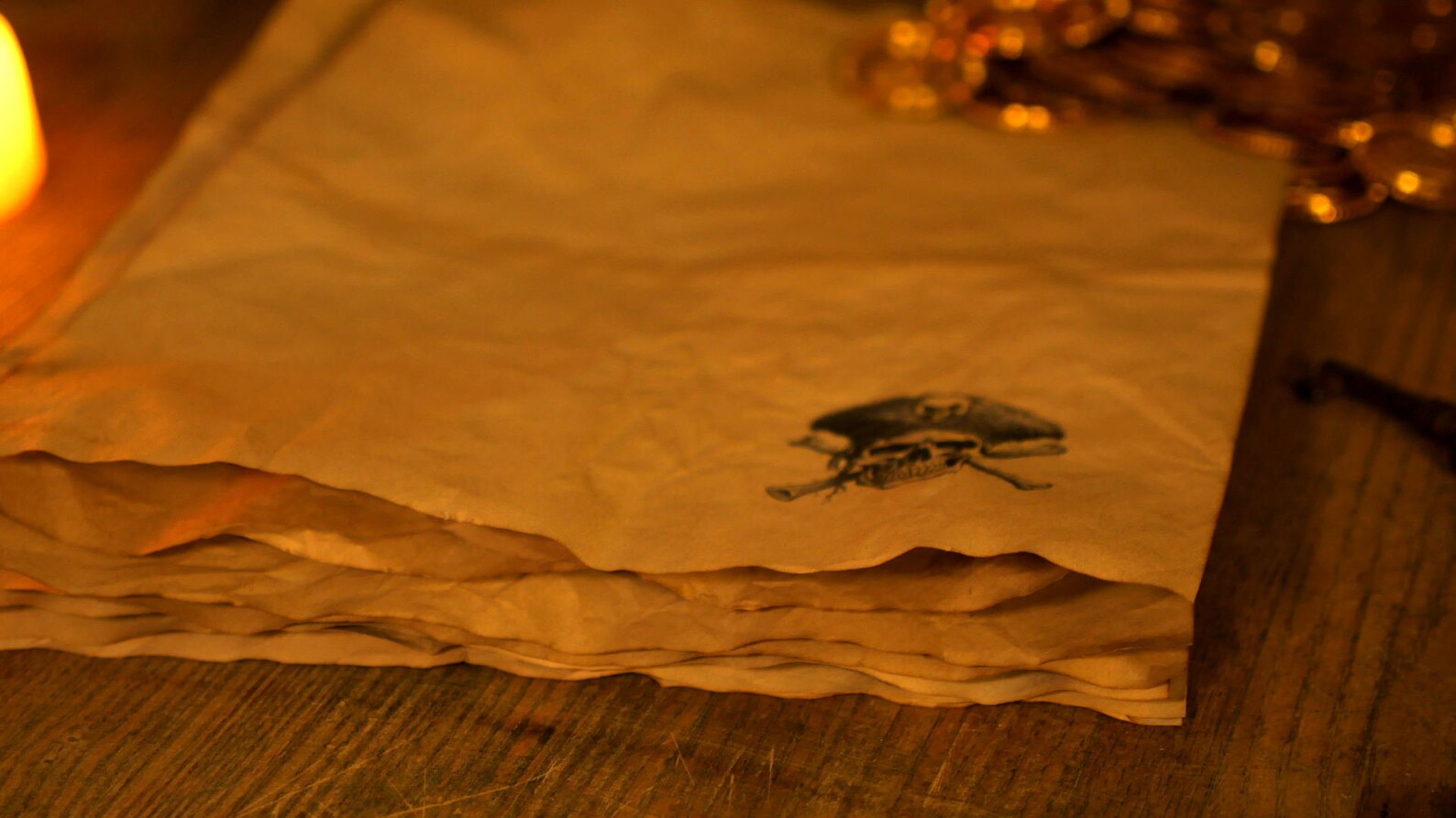 10 Sheets Handcrafted Aged Paper Physical Treasure Map for Childrens ...