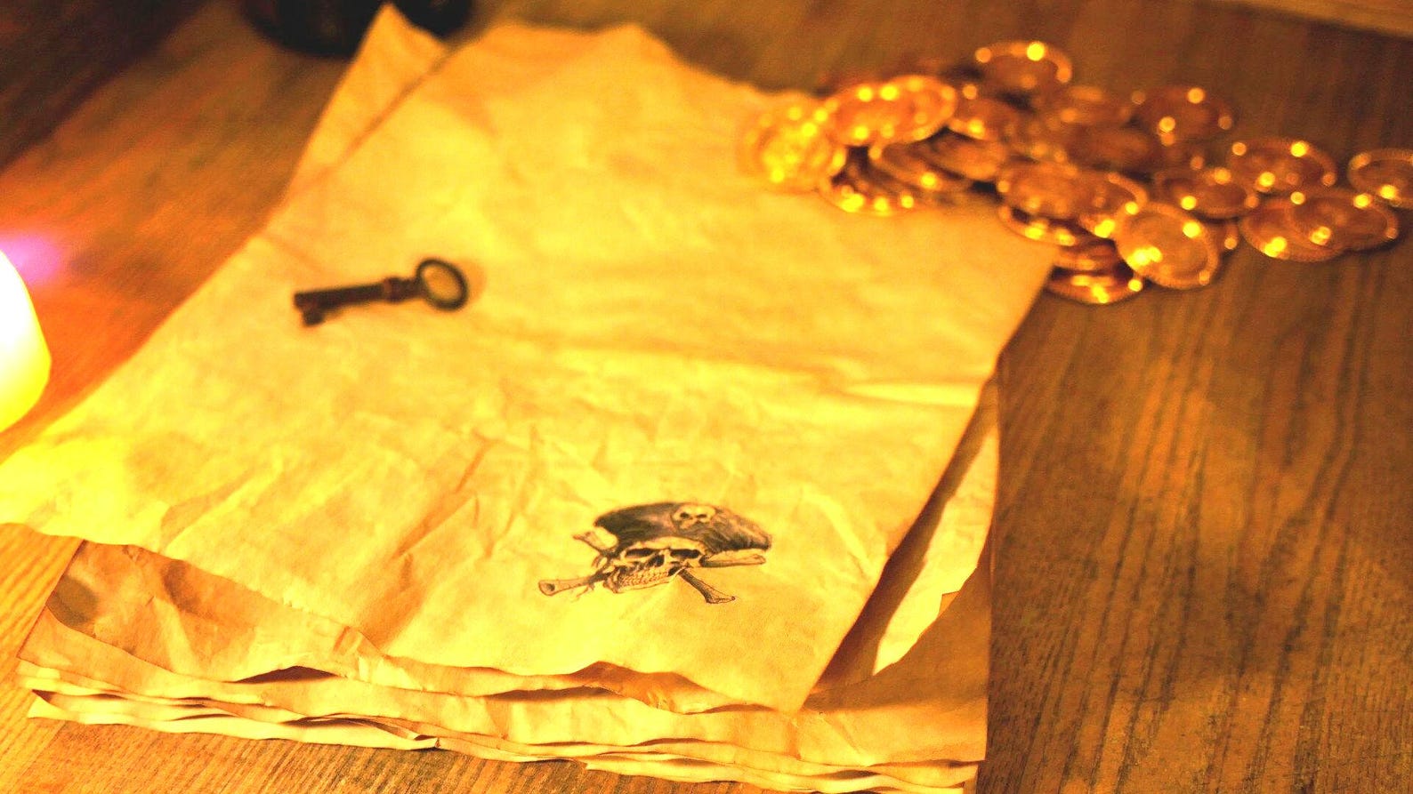 10 Sheets Handcrafted Aged Paper Physical Treasure Map for Childrens ...