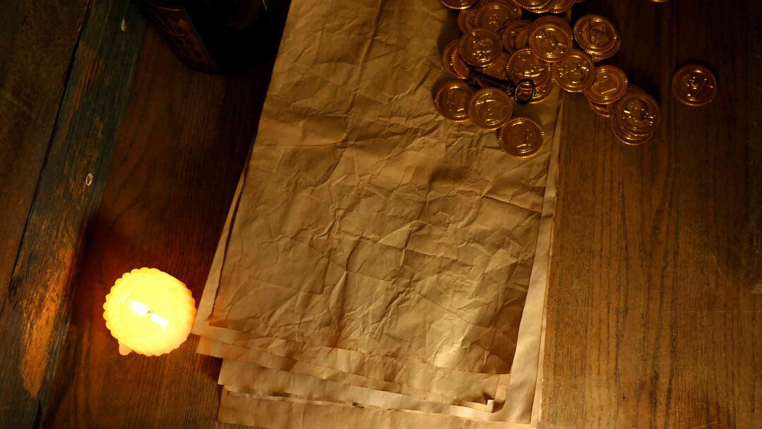 20 Sheets Physical Treasure Map Template Boys Birthday Gift for ...