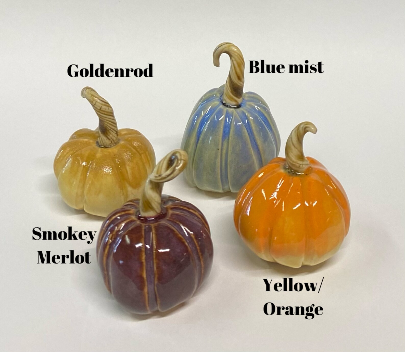 Hand Made Ceramic Stoneware Mini Miniature Pumpkin Pumpkins - Etsy