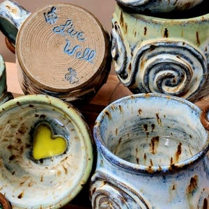 Original Calming Mug Anxiety Stress Fidget Stress Worry Stone Hand Made ...