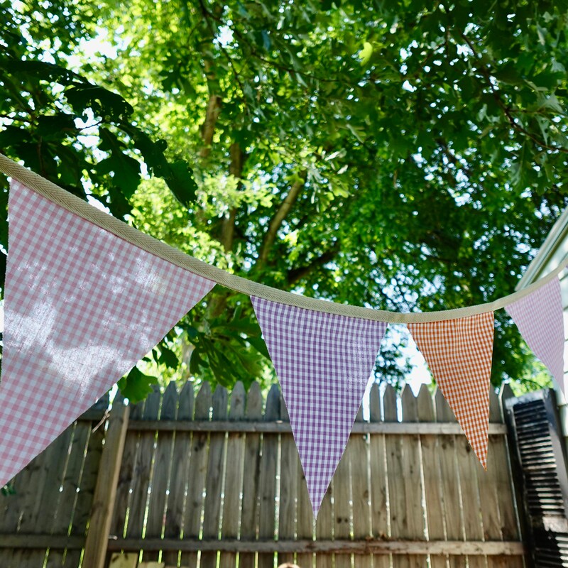 Gingham Party Decor - Etsy