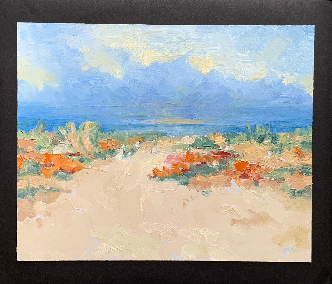 Original, 100% Charity Donation, Oil Painting, Landscape, on Primed ...