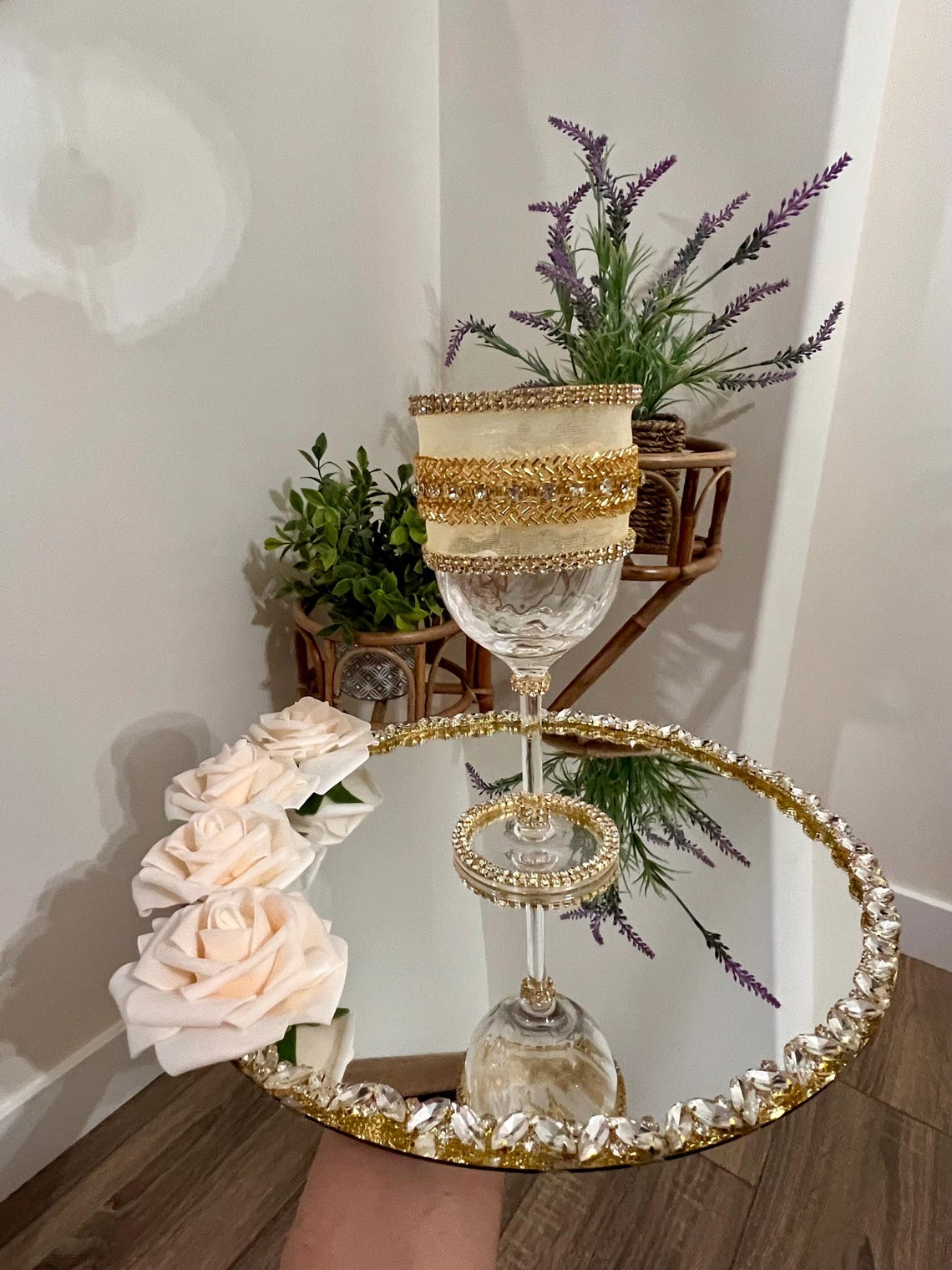 Gold Milk Glass, Doodh Pilai Glass, Wedding Decor, Wedding Glass ...