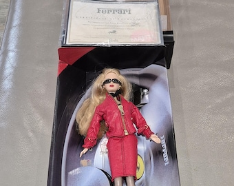 Barbie Red Ferrari Car Model - Etsy