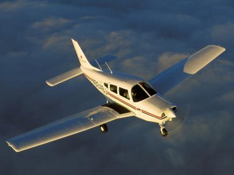 Piper 28A Warrior Digital Cockpit Poster – Piper Aircraft for Pilot ...