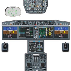 High Quality - Airbus A220 Cockpit Poster - Digital Download - Etsy
