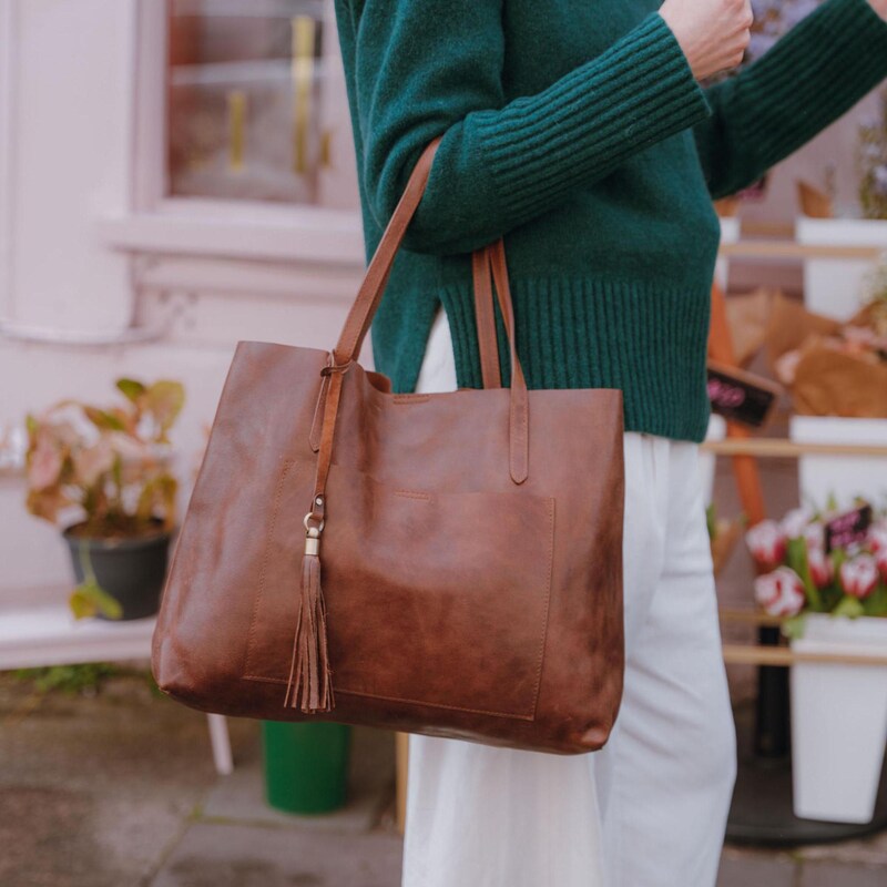 Unlined Leather Bag - Etsy