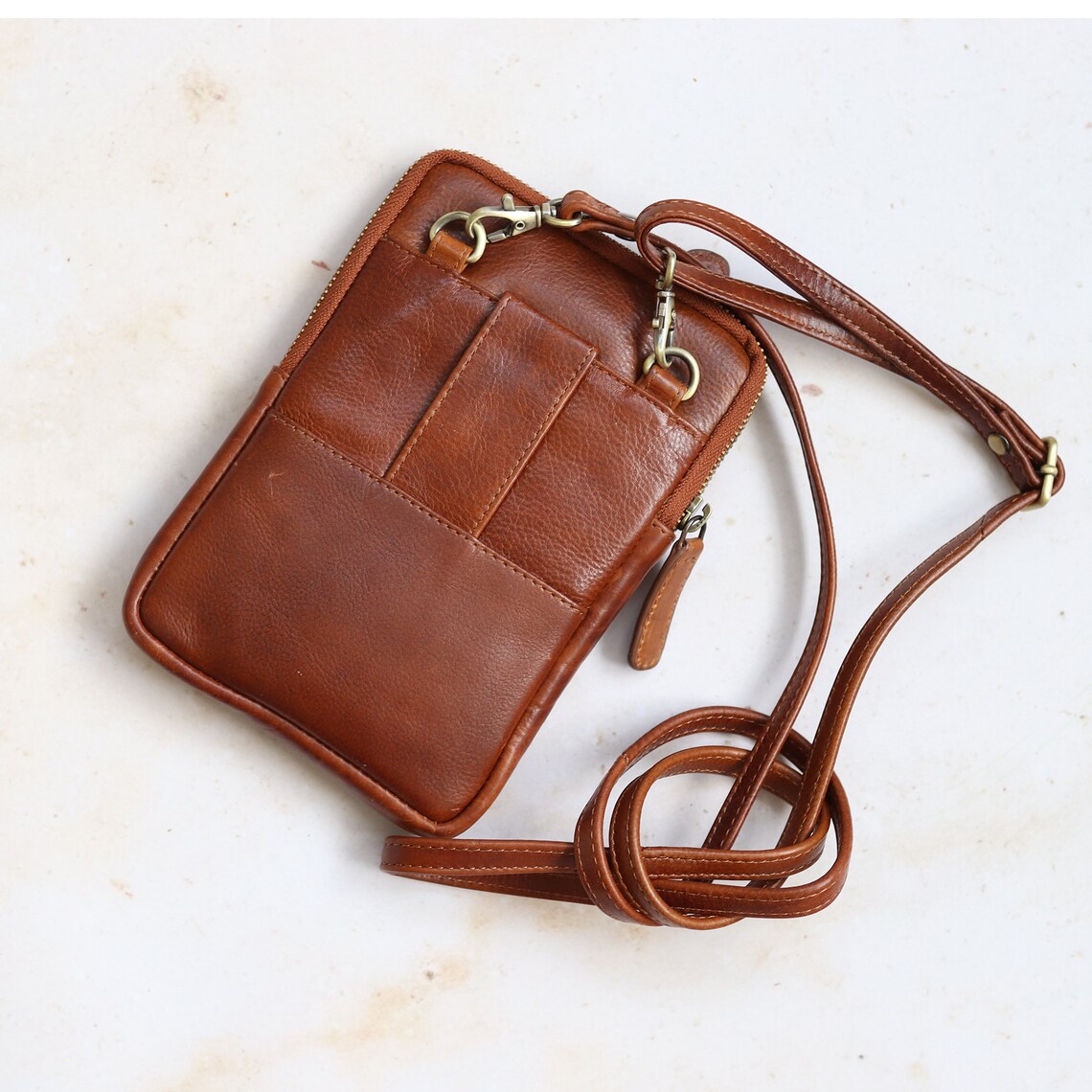 Leather Smartphone Bag Iphone Pouch Smartphone Pouch Travel - Etsy