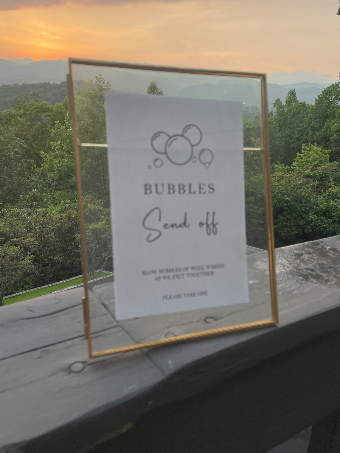 Bubble Send off Wedding Sign, Wedding Exit Signs, Wedding Sign ...