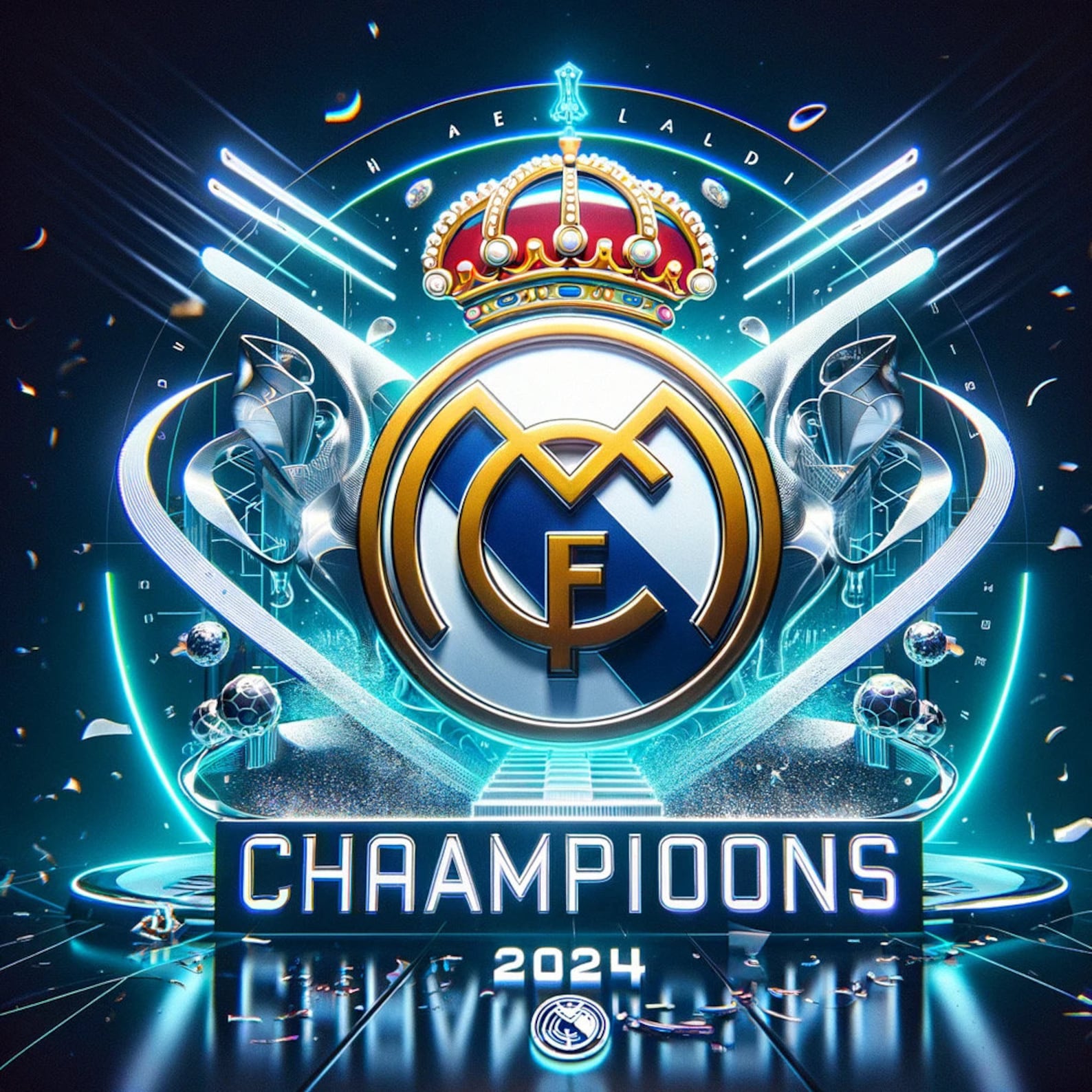 Special Edition: Real Madrid Celebratory Logo - UEFA Champions League ...