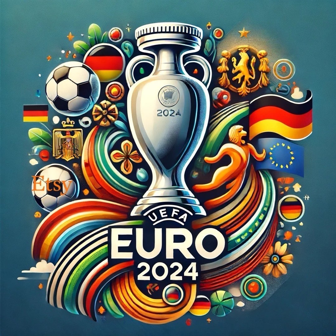 Euro 2024: Vibrant Logo in Digital Download Exclusive and Versatile ...