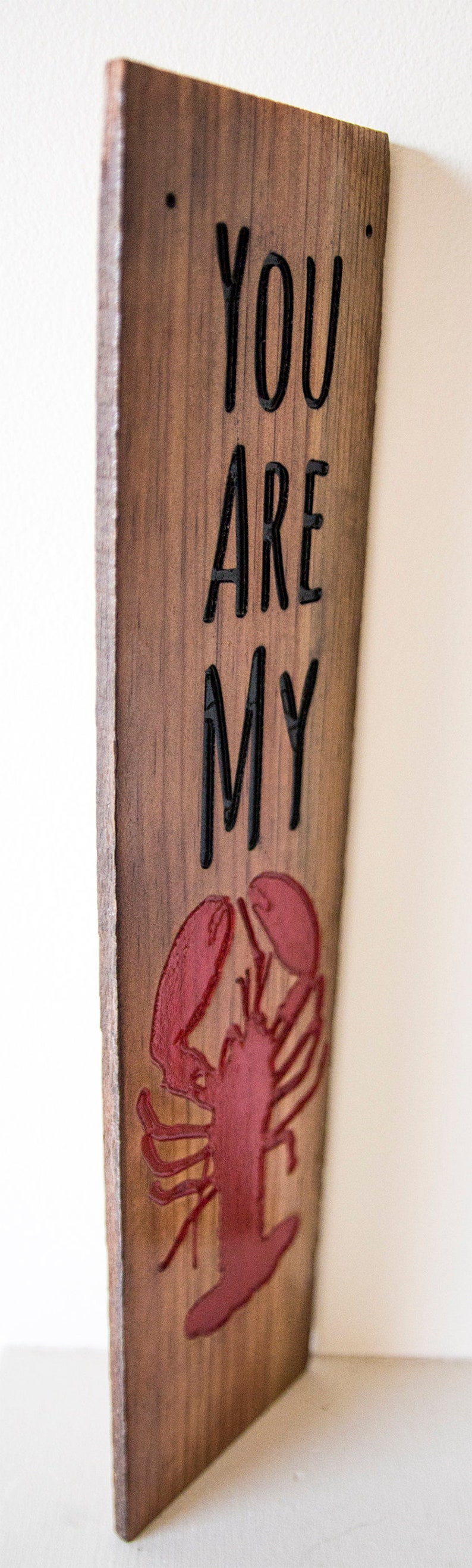 You Are My Lobster Wooden Sign Wall Hanging Decor - Etsy