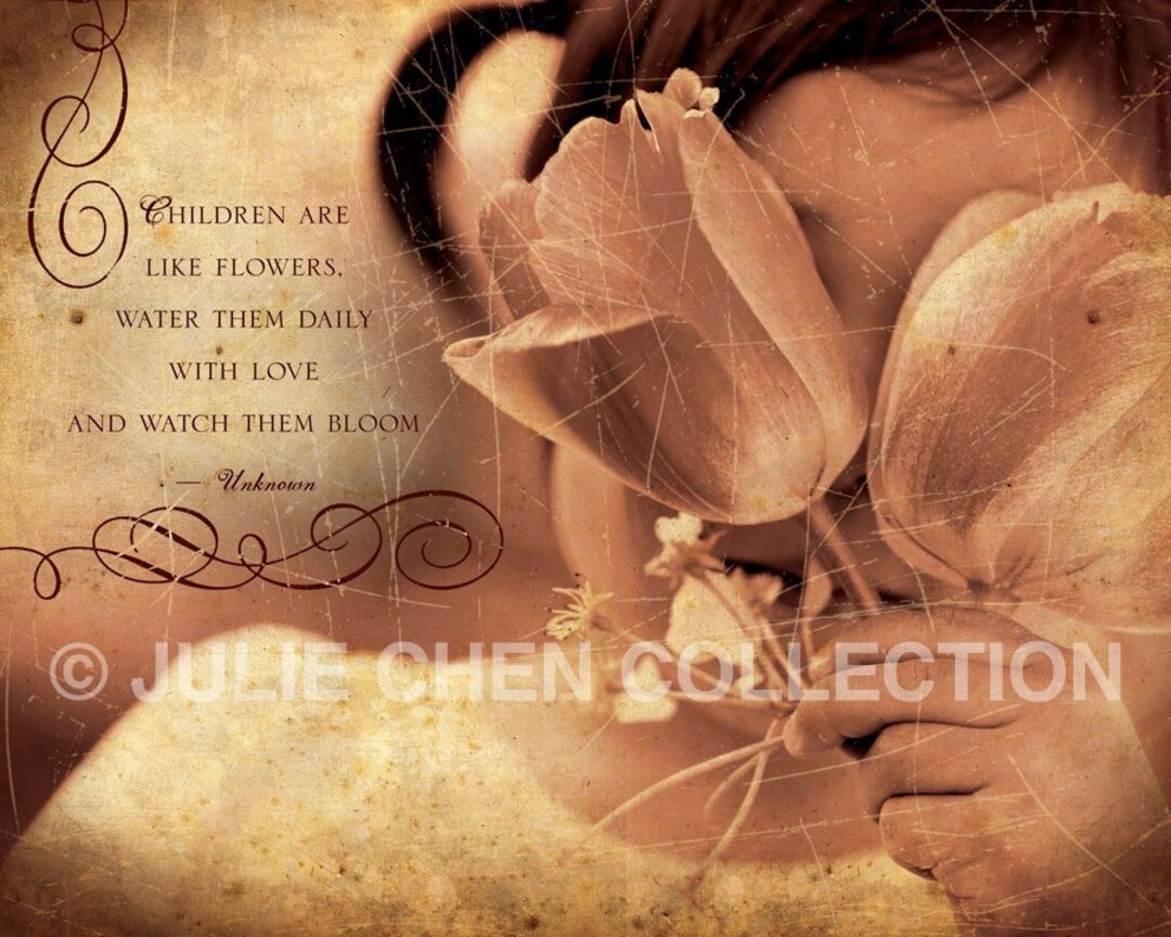 Teacher Inspirational Quote Inspirational Wall Art Children Are Like ...