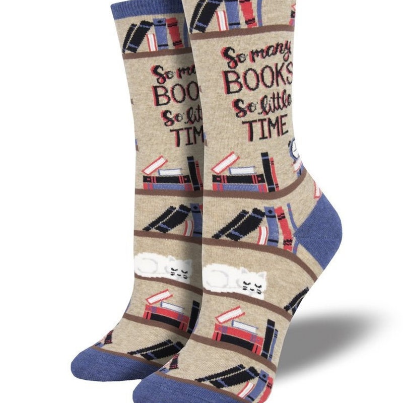 Bookish Socks - Etsy