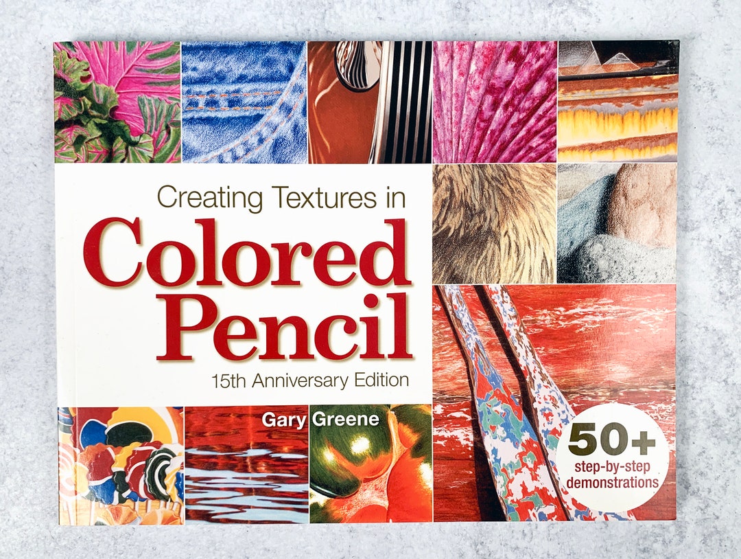 Creating Textures in Colored Pencil Book - Etsy