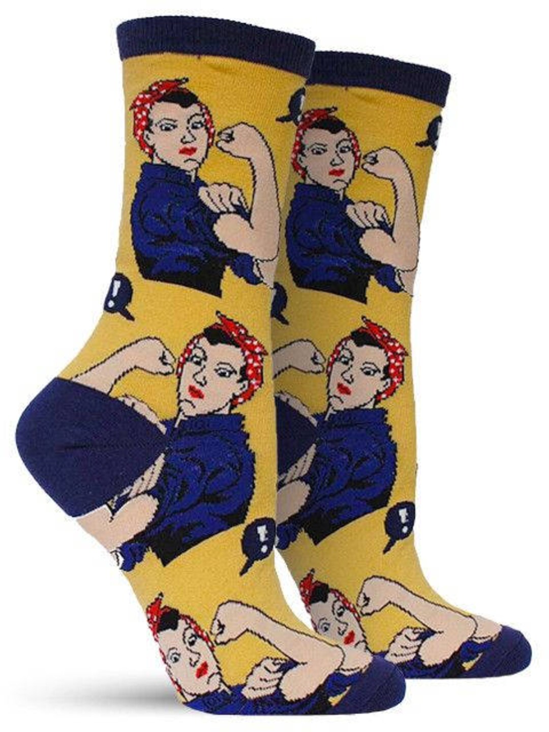 Rosie the Riveter Socks - Etsy