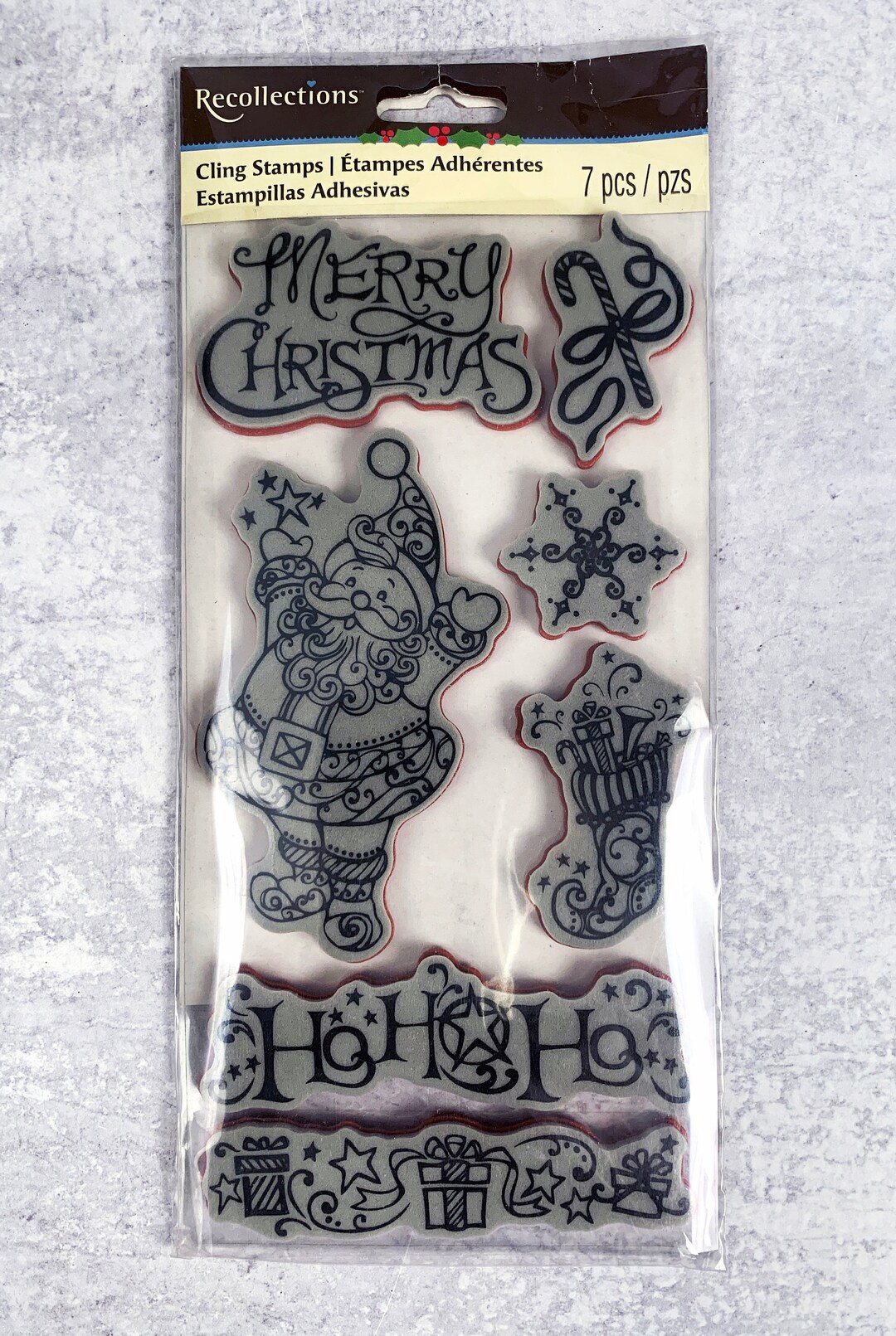 Recollections Cling Stamp Christmas Collection 1 - Etsy