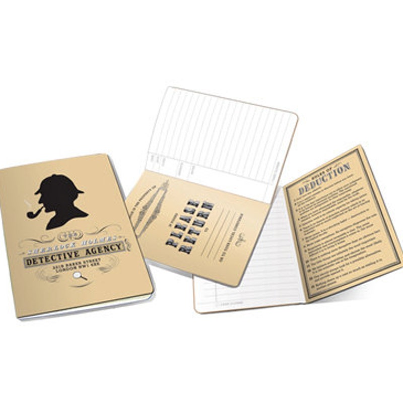 Sherlock Holmes Notebook - Etsy