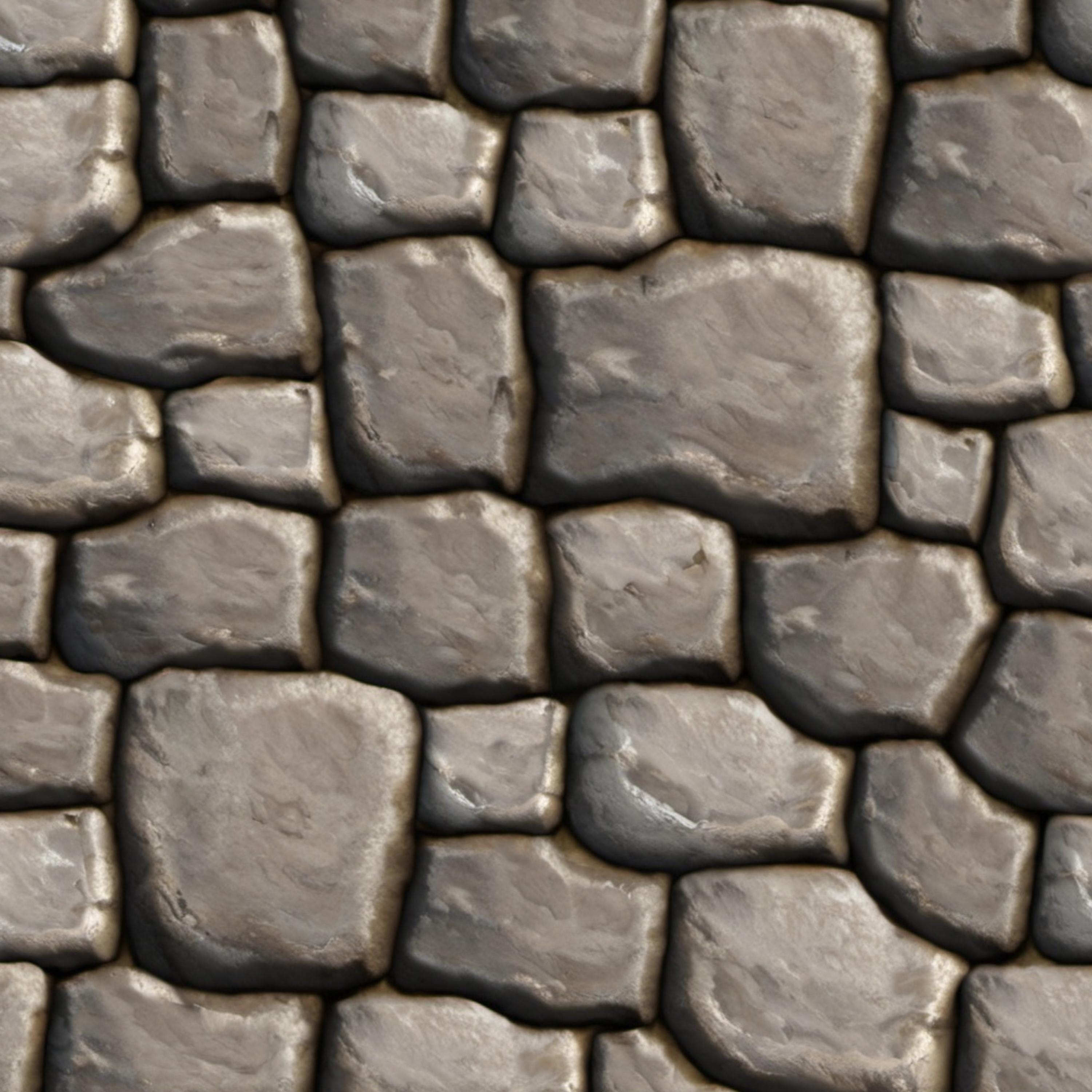 Seamless Rustic Cobblestone Textures Fantasy Stone Wood Plank Digital ...