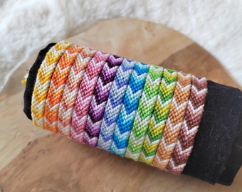 Personalized Chevron Friendship Bracelet, Handmade Woven Bracelet ...