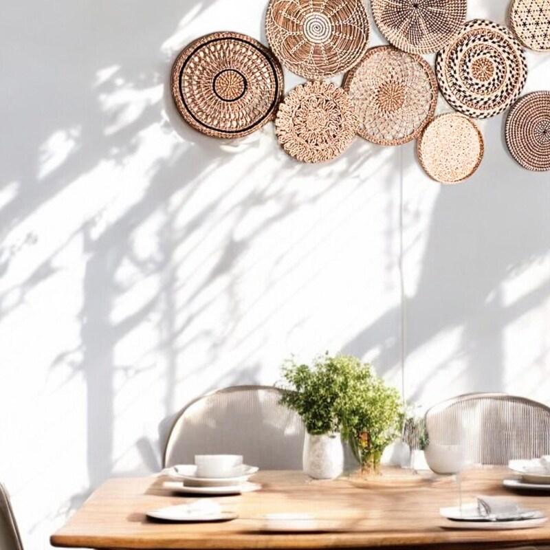 Rattan Wall Decor - Etsy