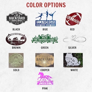 Personalized Your Metal Farm Sign, Farmhouse Metal Sign, Custom Ranch ...