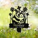 Personalized Hamster Memorial Stake, Hamster Grave Marker With Flowers ...