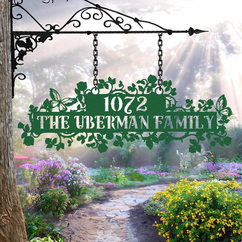 Hanging Address Sign - Etsy