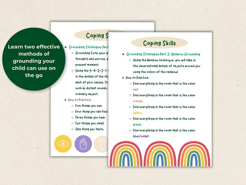 Coping Skills Therapy Worksheets, Anxiety Worksheets, CBT, Anxiety ...