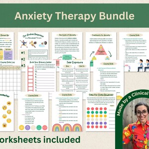 Anxiety Worksheets, Anxiety Relief, CBT Worksheets, Child Anxiety ...