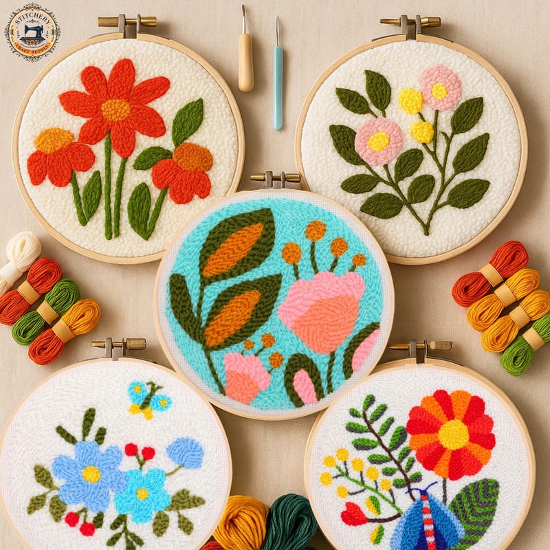 Modern Punch Needle - Etsy